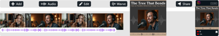 Wavve * Turn Audio into Video for Social Media Growth